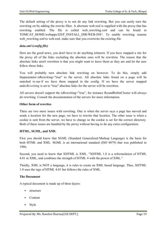 Web engineering UNIT IV as per RGPV syllabus | PDF