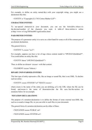 Web engineering UNIT IV as per RGPV syllabus | PDF