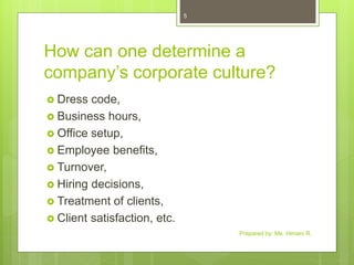 Unit 4-corporate culture in business | PPTX