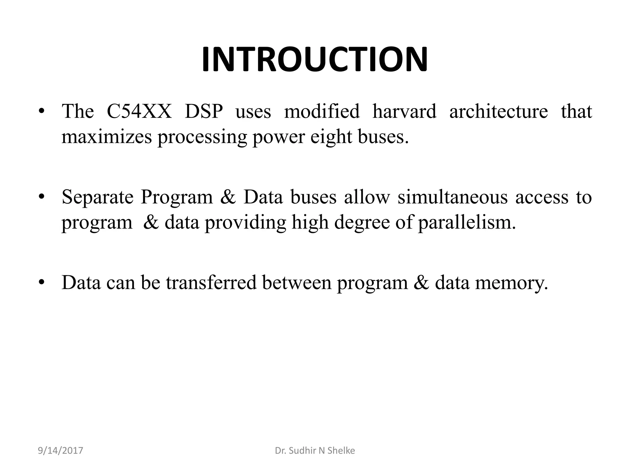 Unit4.tms320c54x | PDF