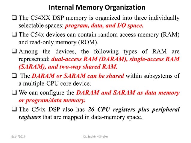 Unit4.tms320c54x | PDF | Operating Systems | Computer Software and Applications