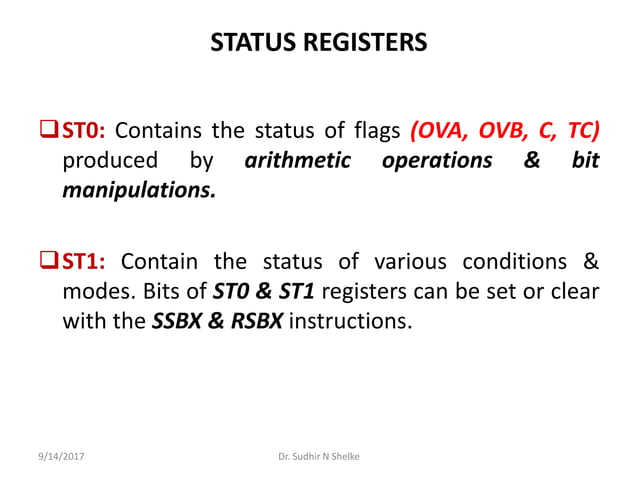 Unit4.tms320c54x | PDF | Operating Systems | Computer Software and Applications