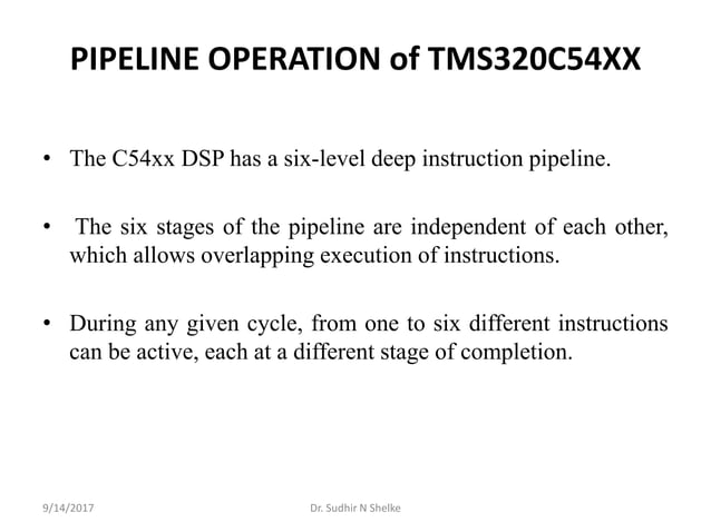 Unit4.tms320c54x | PDF | Operating Systems | Computer Software and ...