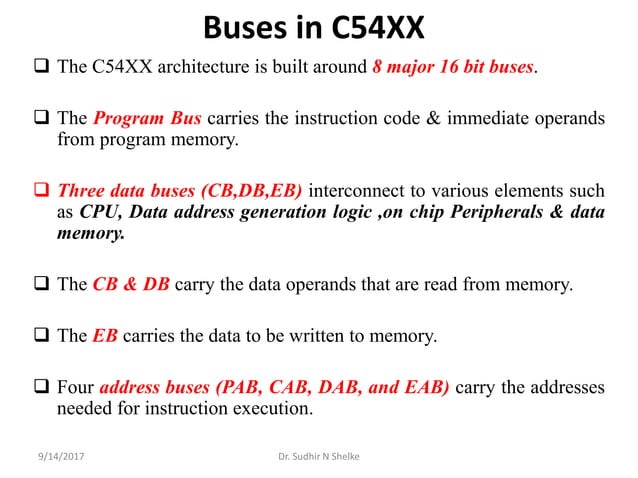 Unit4.tms320c54x | PDF | Operating Systems | Computer Software and Applications