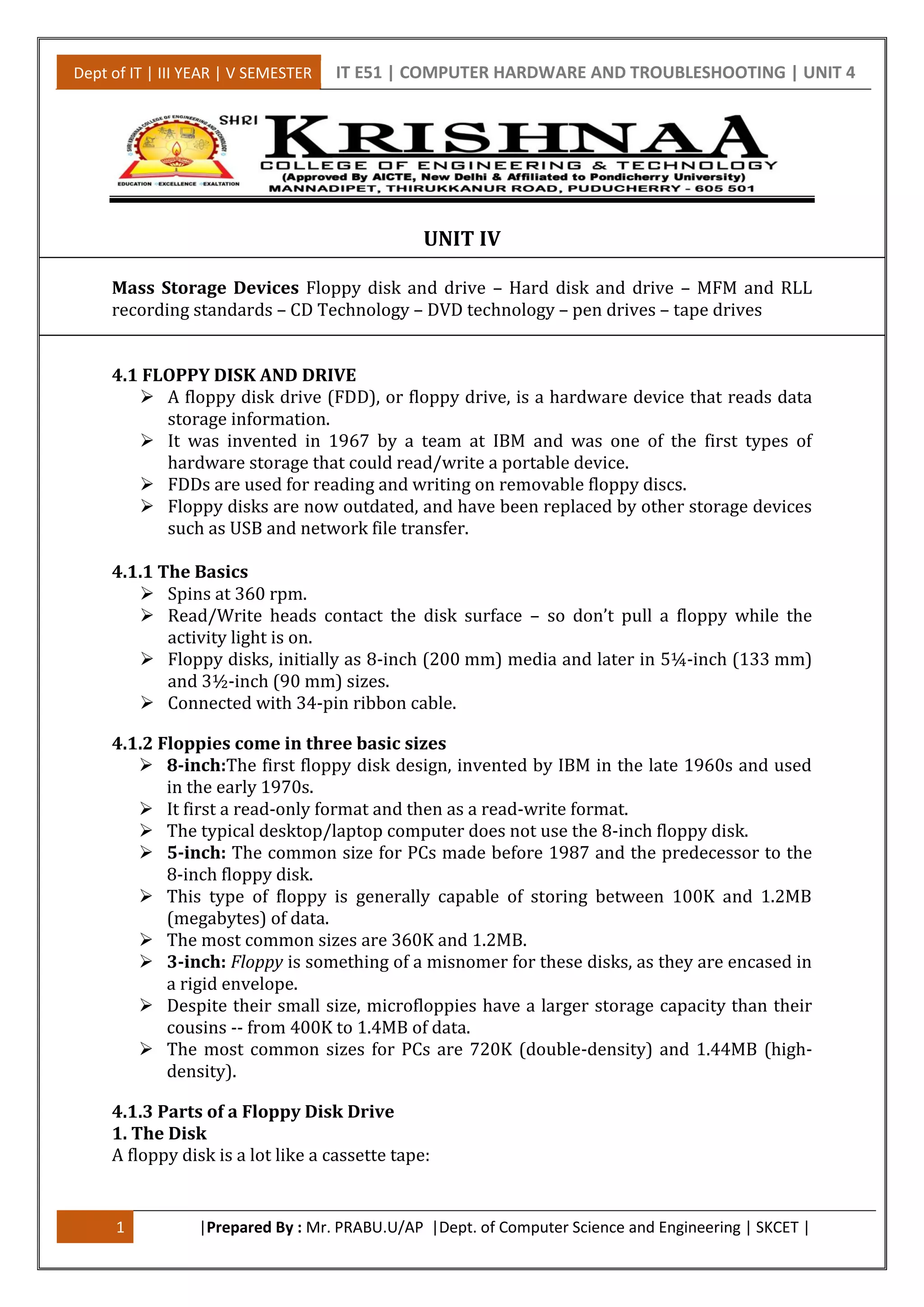 Mass Storage Devices | PDF
