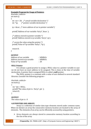 Structures and Pointers | PDF