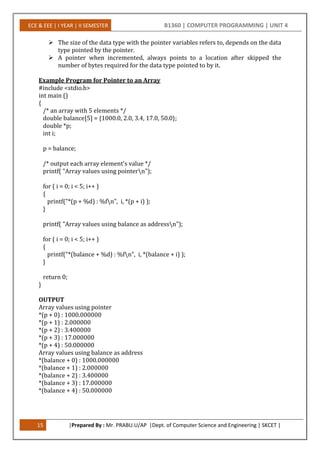 Structures and Pointers | PDF