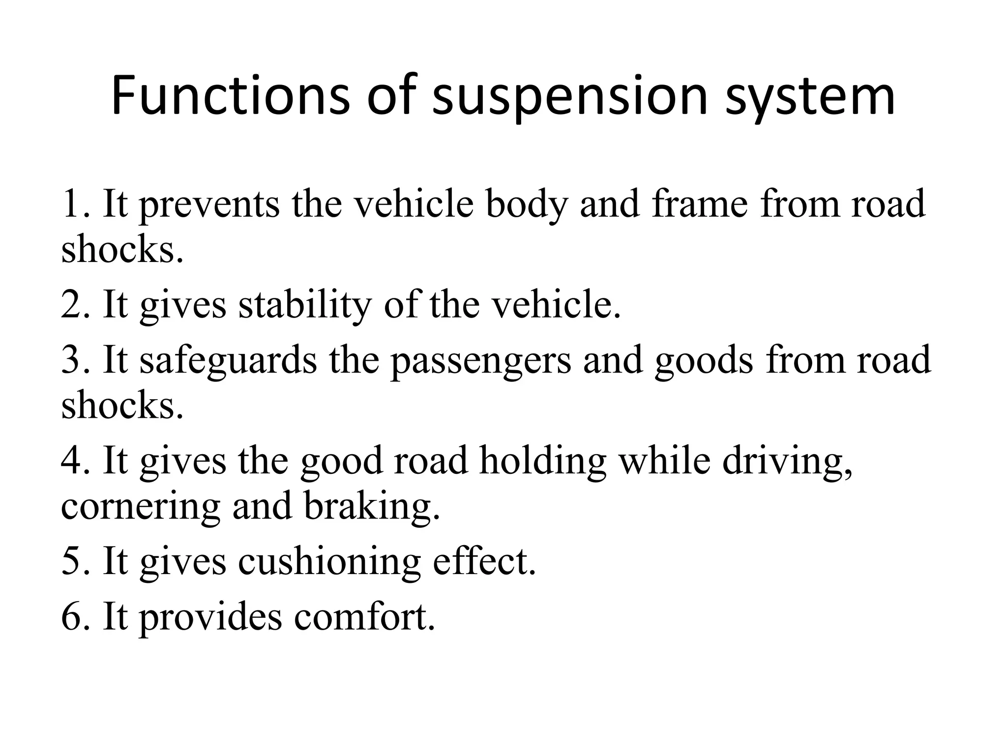suspension and braking system | PPTX