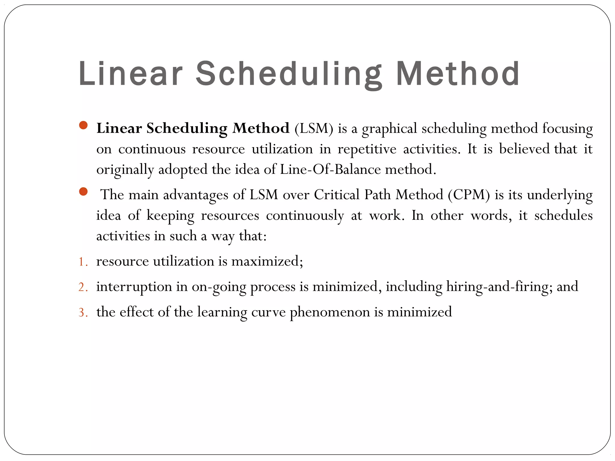 UNIT 4 - PRODUCTION SCHEDULING | PPT