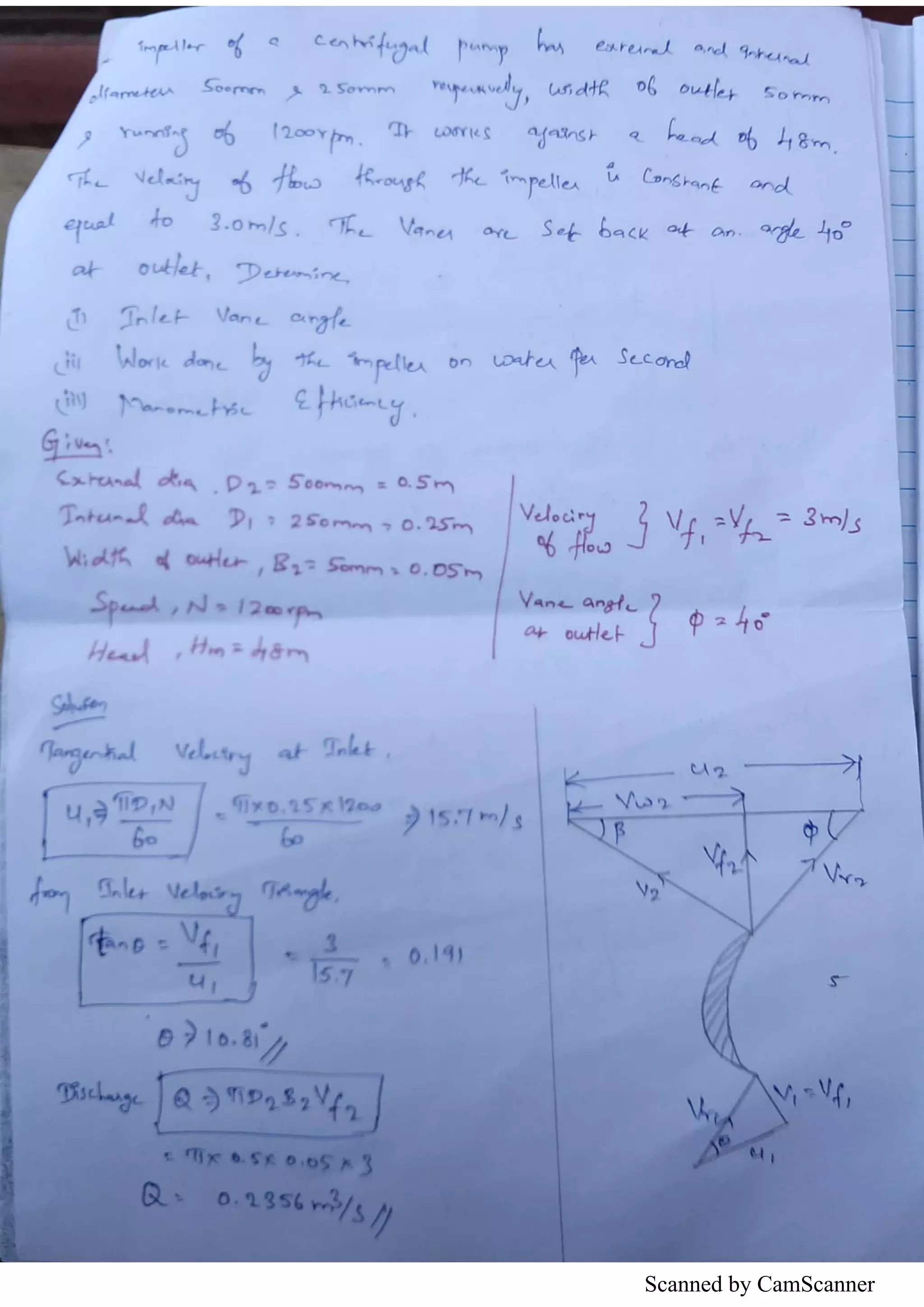 CE 8394 FMM UNIT IV PUMPS | PDF