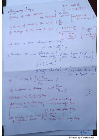 CE 8394 FMM UNIT IV PUMPS | PDF