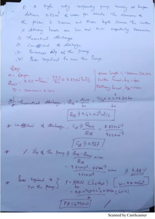 CE 8394 FMM UNIT IV PUMPS | PDF