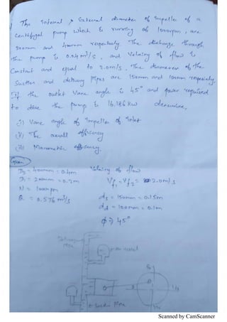 CE 8394 FMM UNIT IV PUMPS | PDF