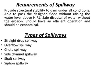 Spillways and Diversion Headwork's | PPTX