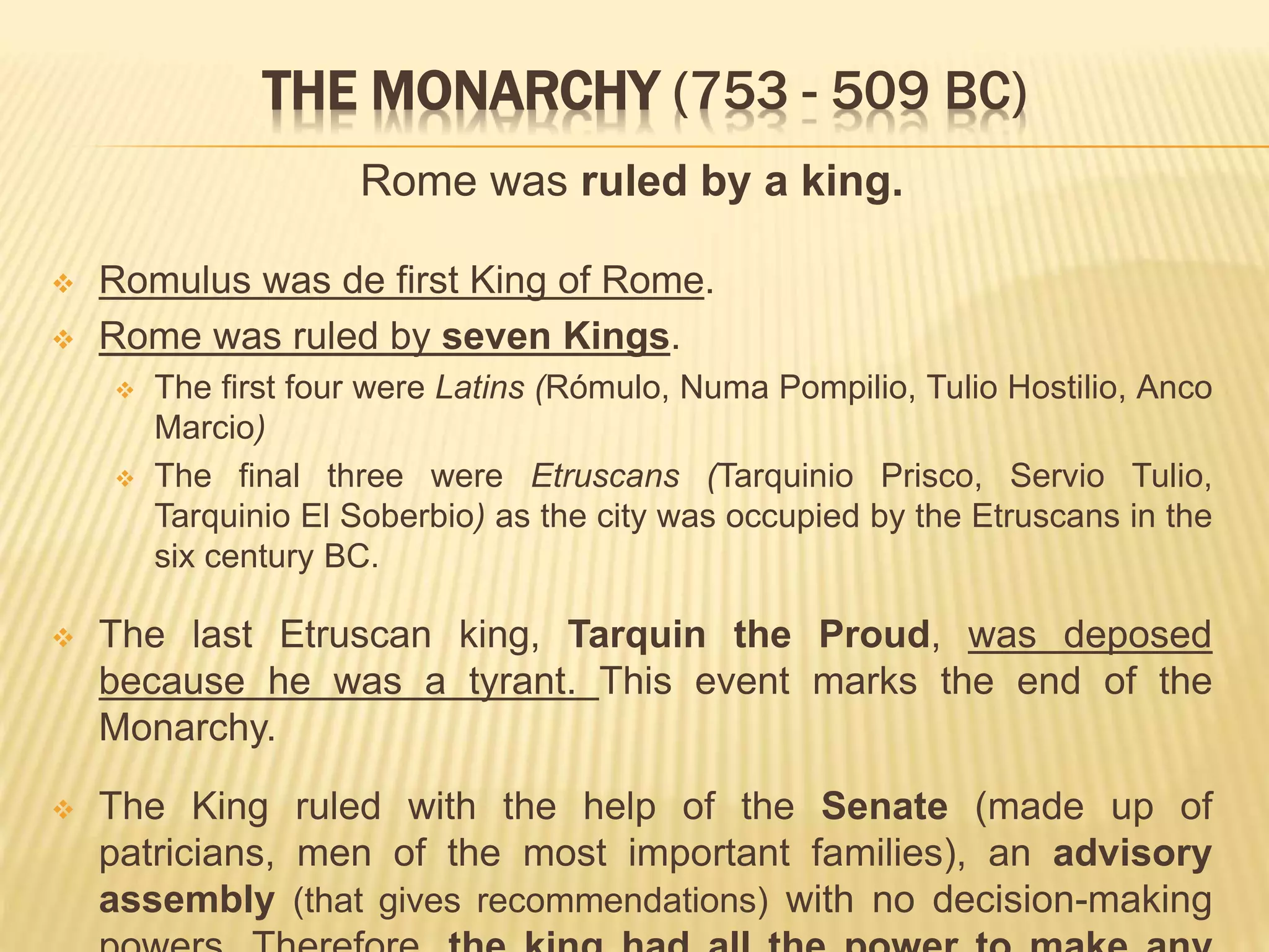 Unit 4. Ancient Rome | PPTX