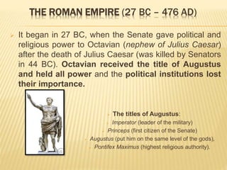 Unit 4. Ancient Rome | PPT
