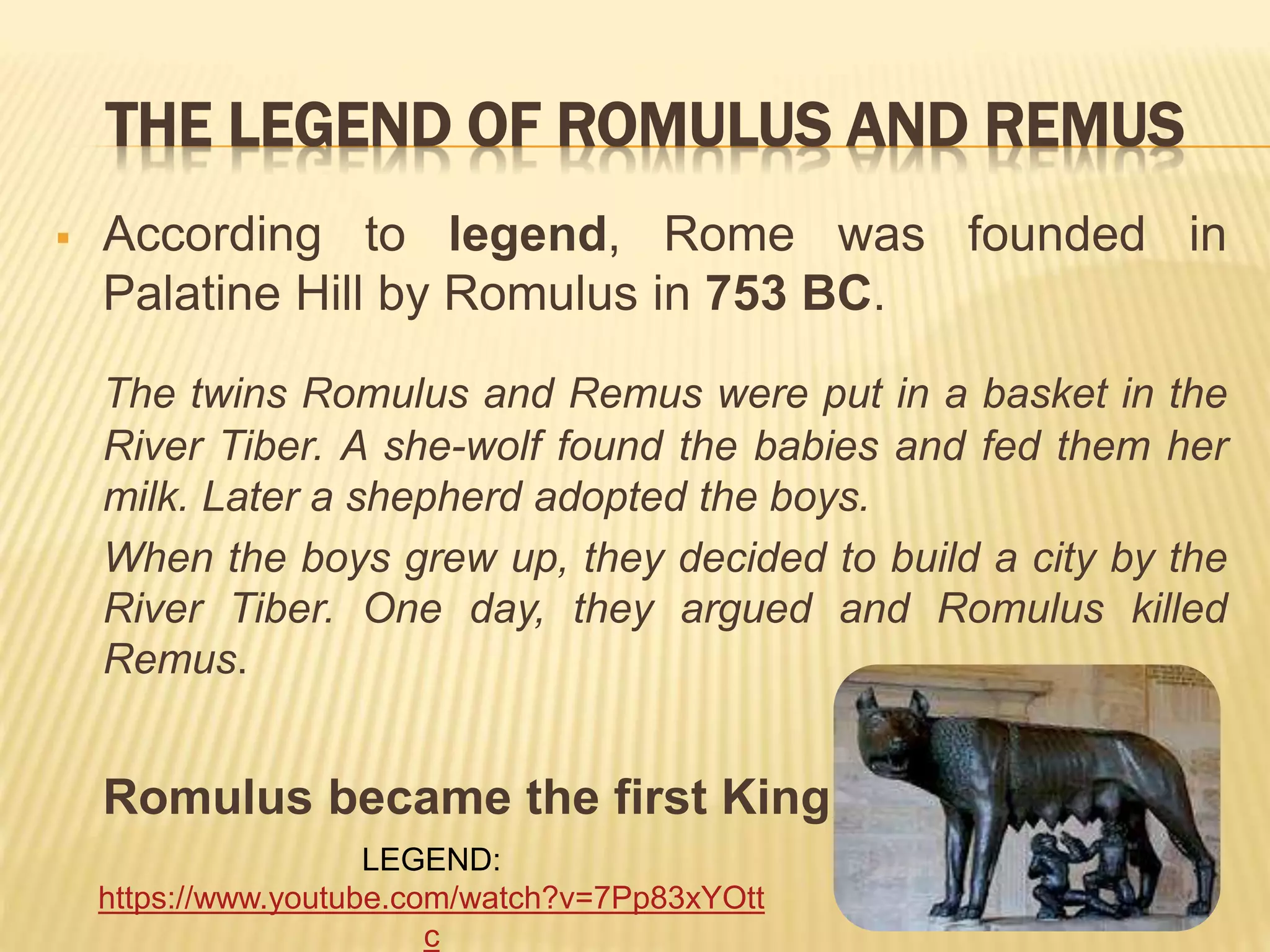 Unit 4. Ancient Rome | PPTX