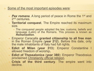 Unit 4. Ancient Rome | PPTX