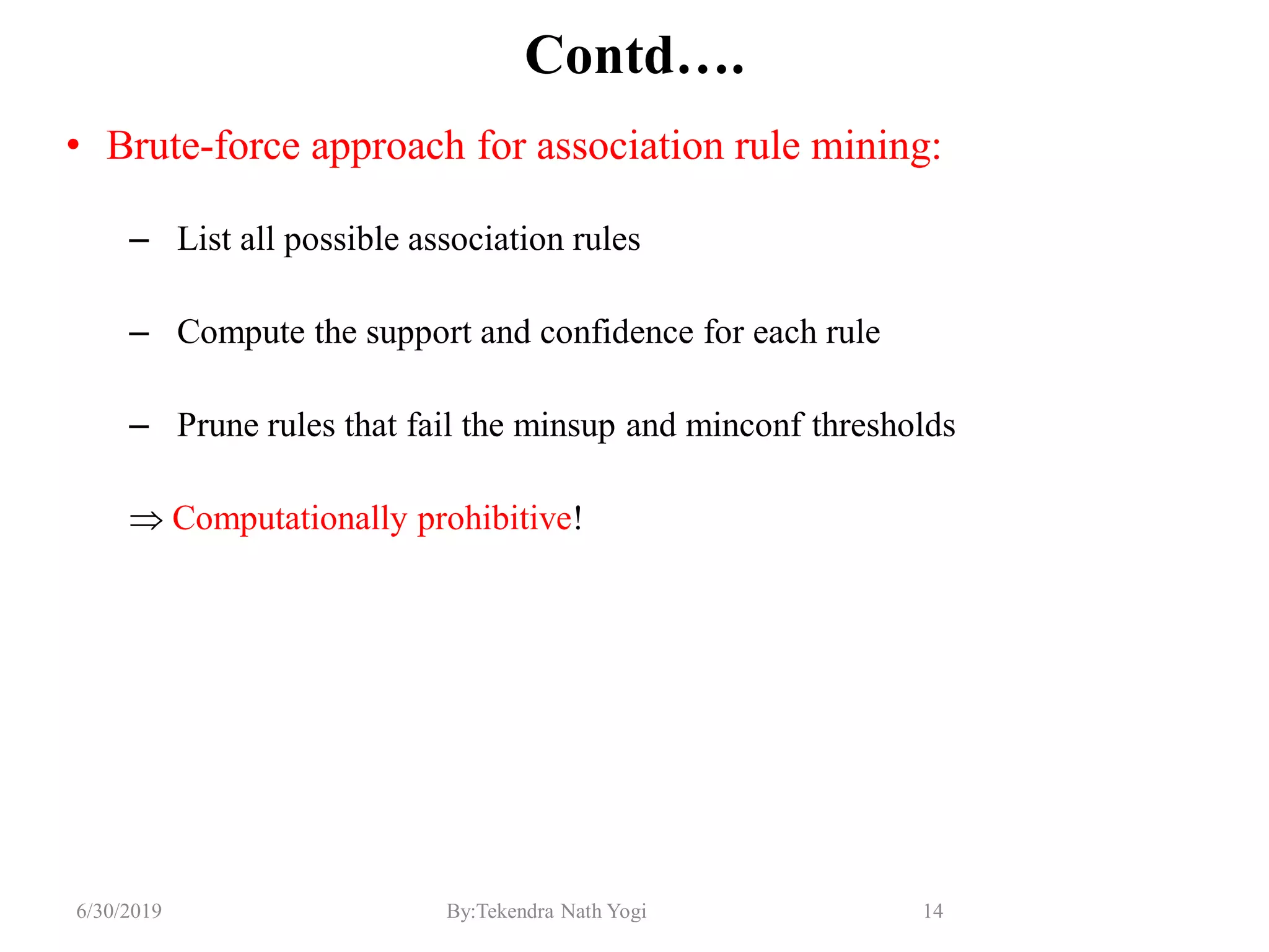 BIM Data Mining Unit4 by Tekendra Nath Yogi | PDF