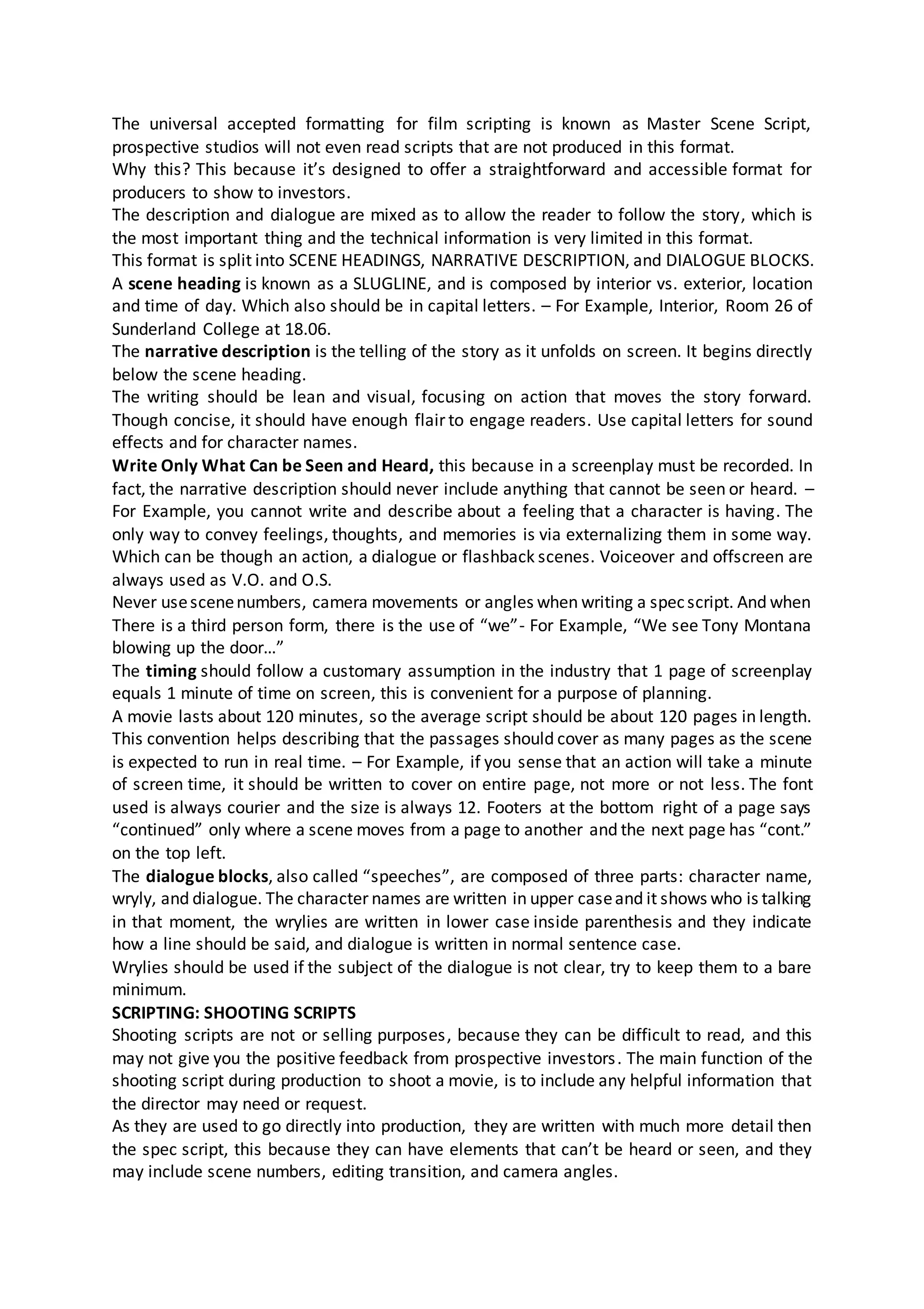 Mayan Kumar-Unit 4: Pre-Production | DOCX