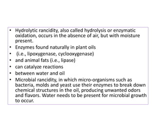 Analysis of oils and fats | PPTX