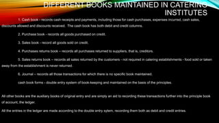 Management in Food Service Establishments | PPTX