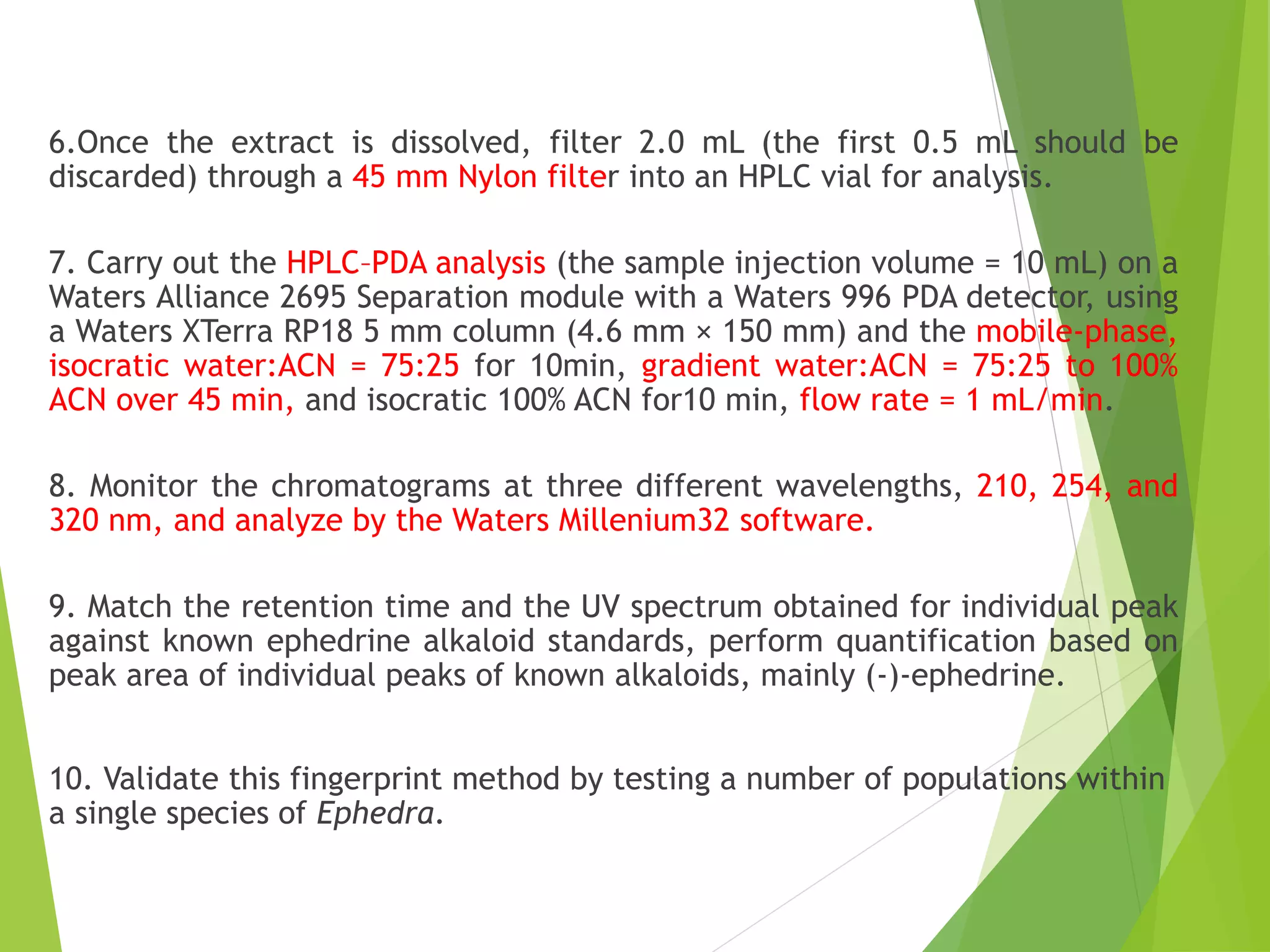 Phytochemical Finger printing | PPTX