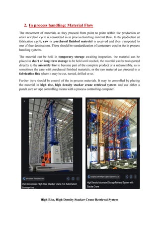 Material Flow in Material Handling Equipments | PDF