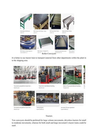 Material Flow in Material Handling Equipments | PDF
