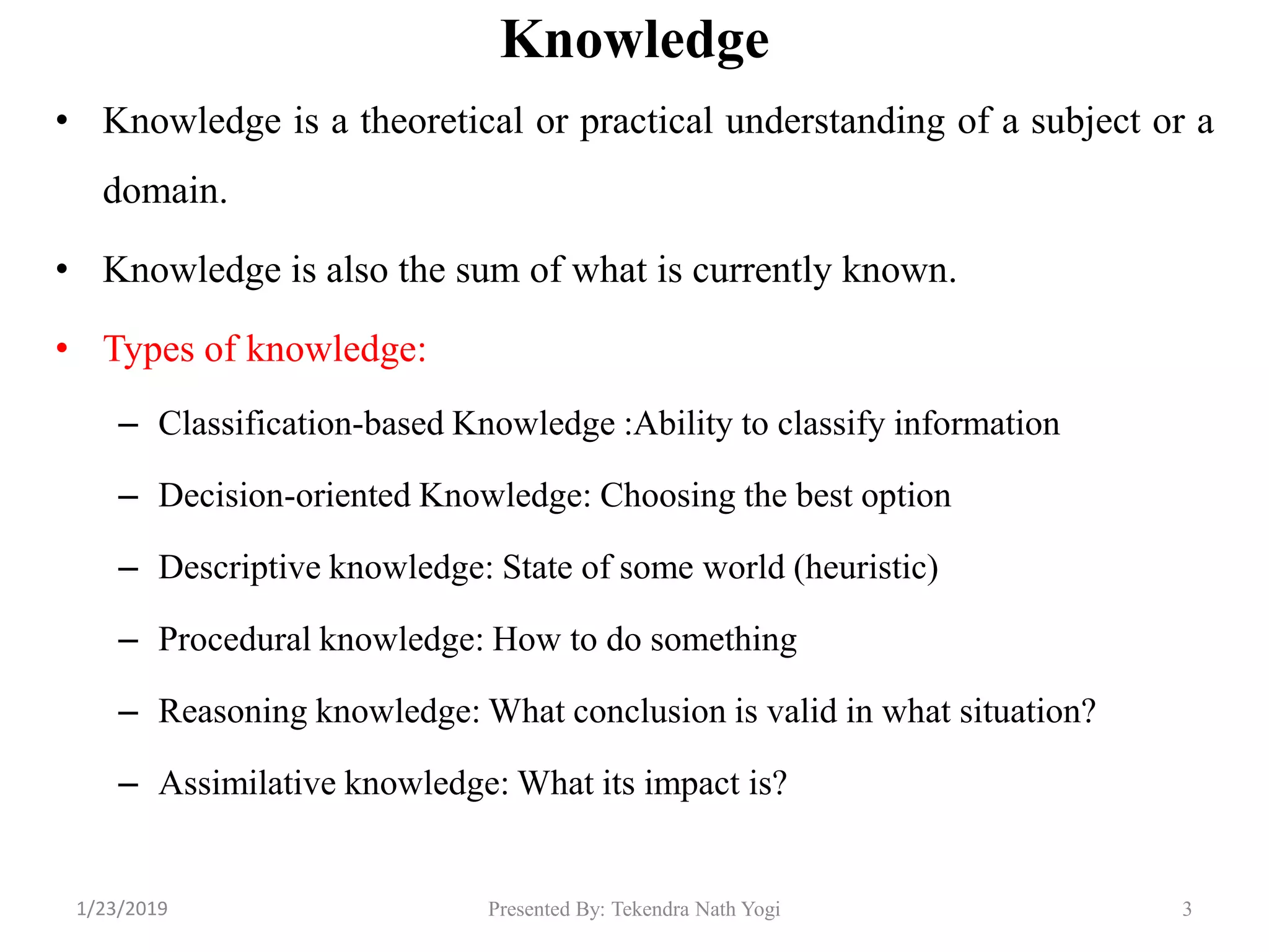 Unit4: Knowledge Representation | PDF | Artificial Intelligence | Technology & Computing