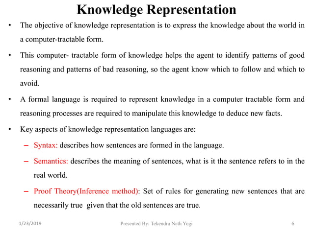 Unit4: Knowledge Representation | PDF | Artificial Intelligence ...