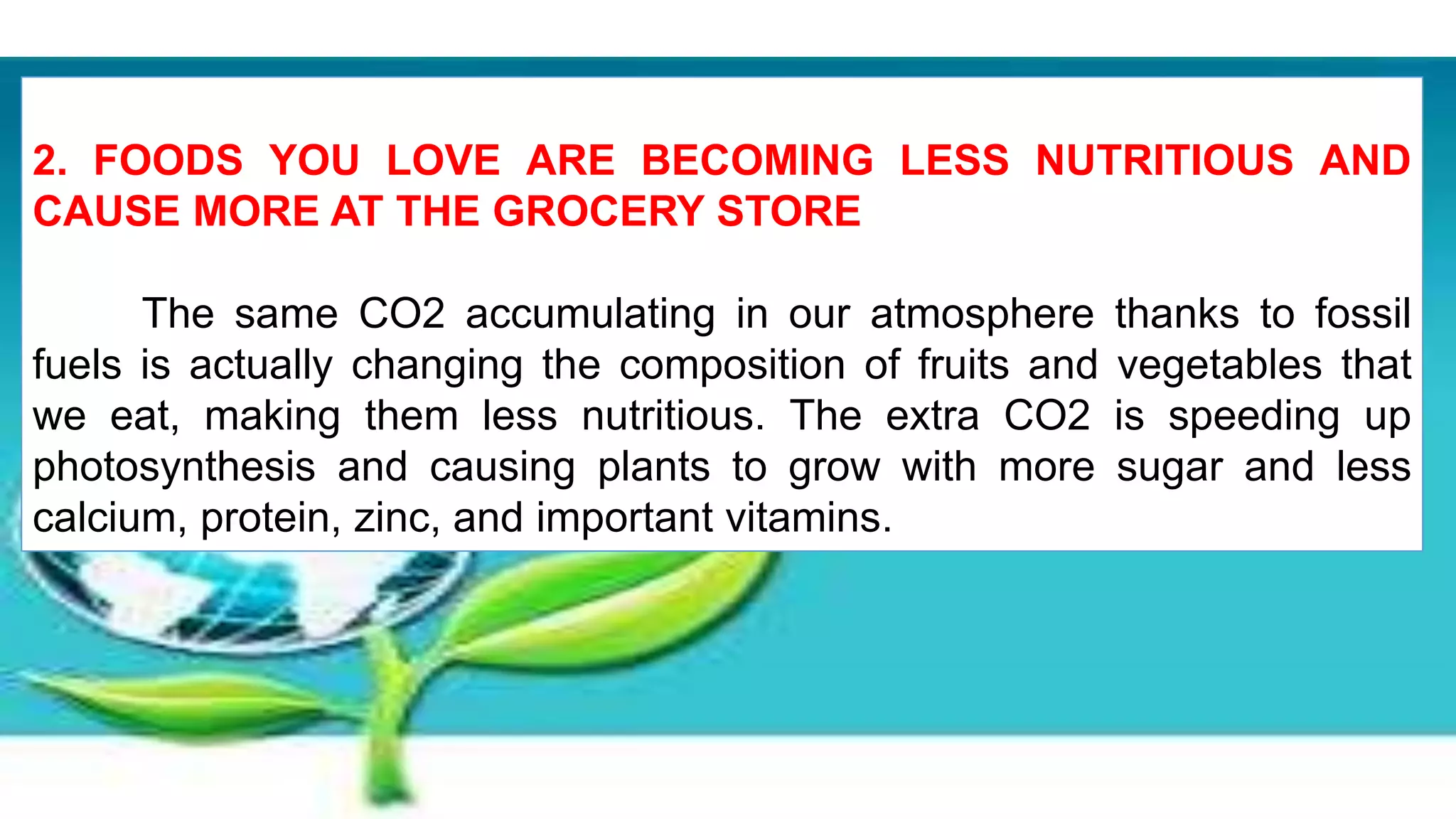 Unit 4: Planetary Networks: Climate Change | PPTX | Allergies ...