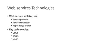 SOAP and Web services | PPTX