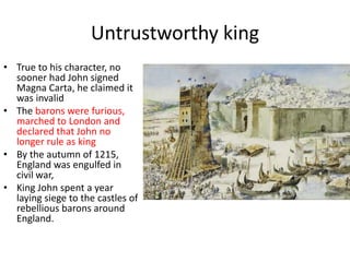Unit 4.2 king john | PPTX