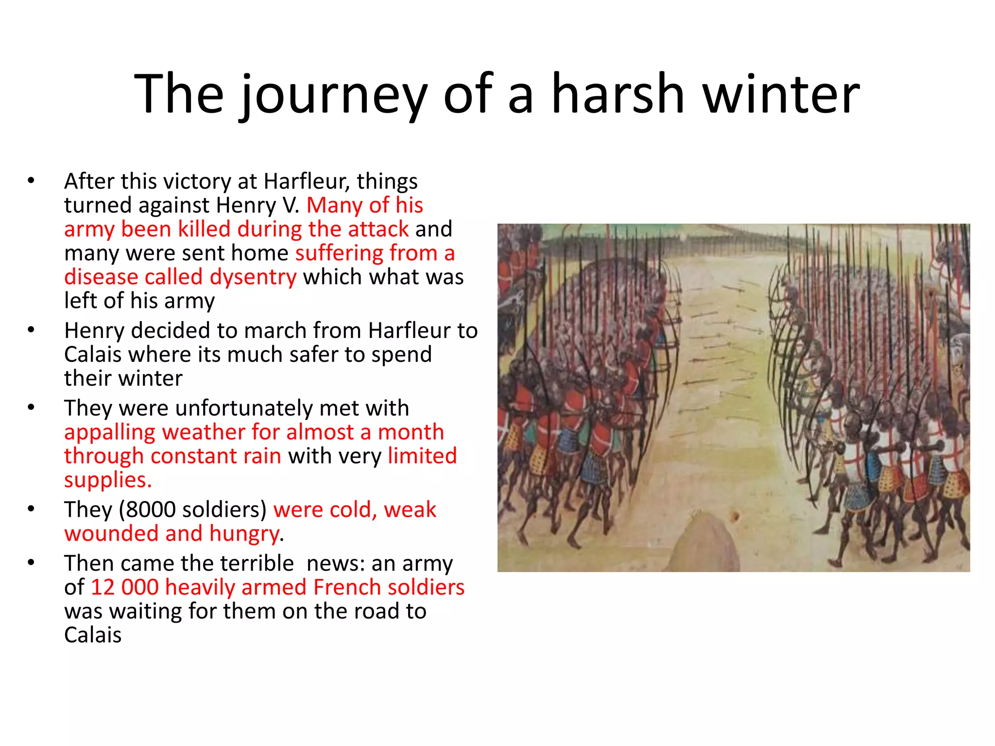 Unit 4.4 henry v battle of agincourt | PPTX