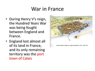 Unit 4.4 henry v battle of agincourt | PPTX