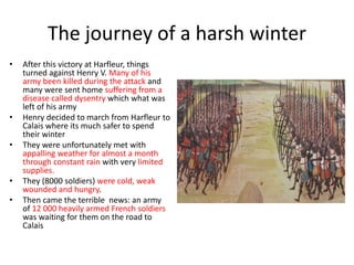 Unit 4.4 henry v battle of agincourt | PPTX