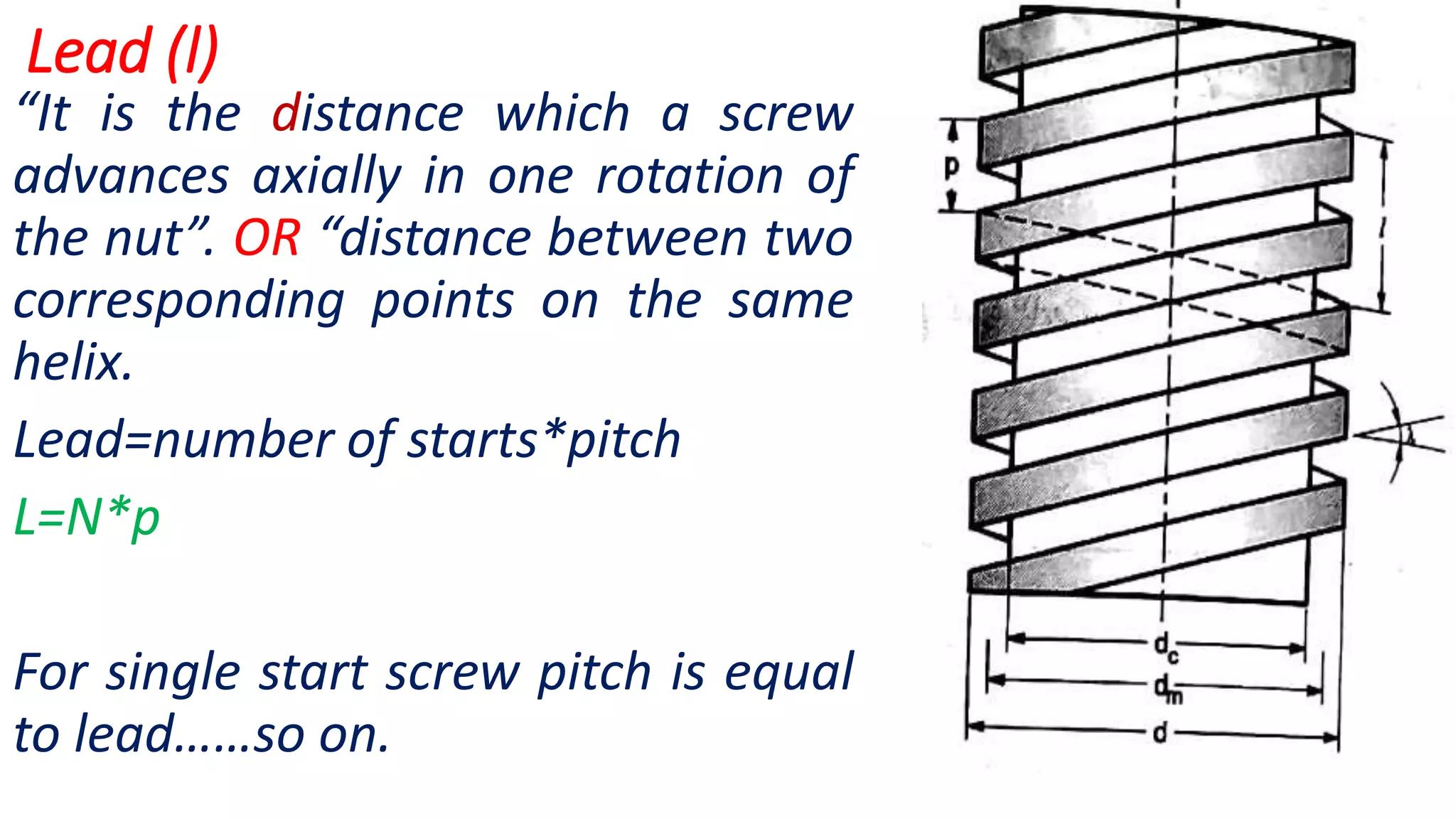Unit 4 Design of Power Screw and Screw Jack | PDF