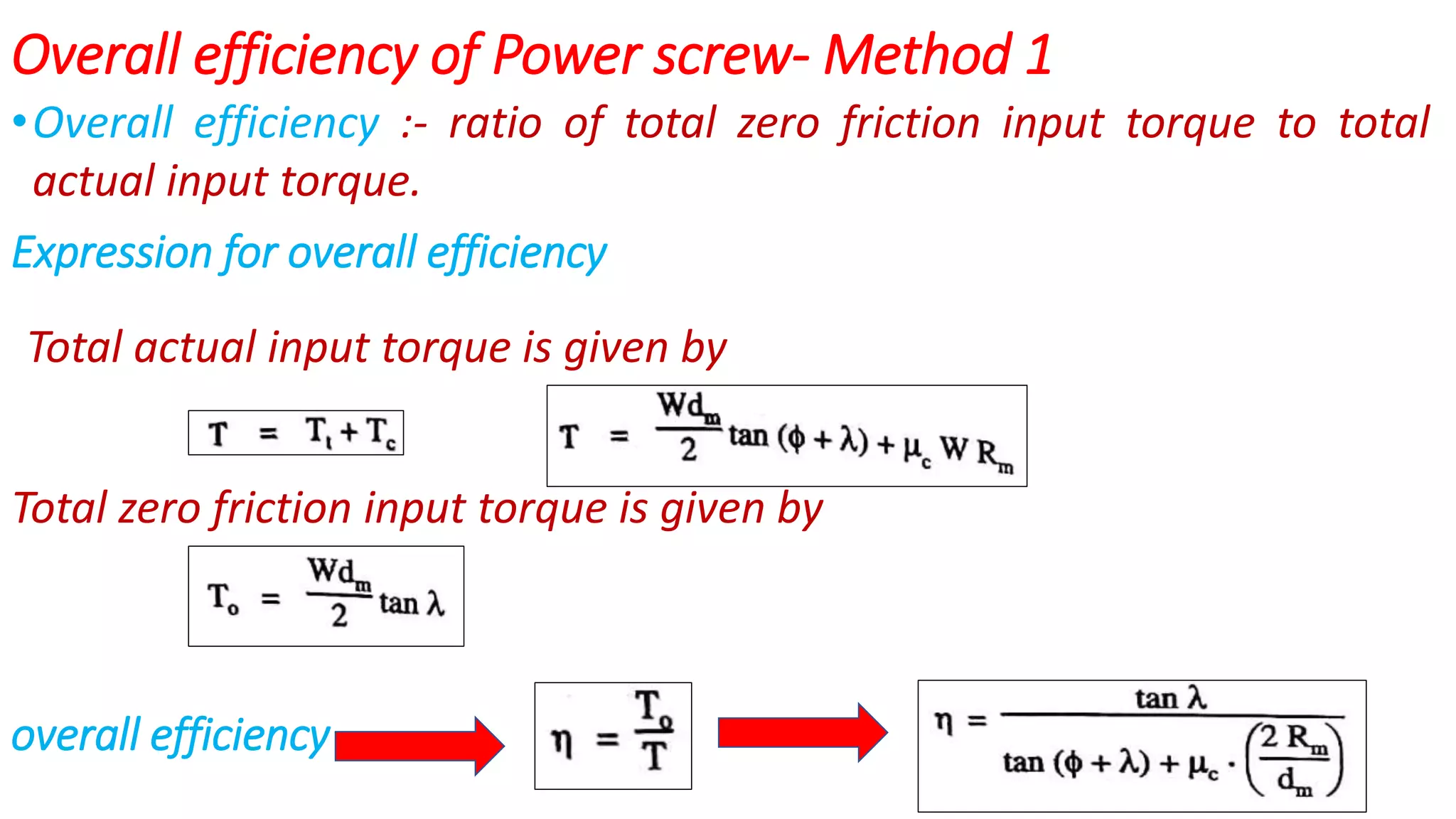 Unit 4 Design of Power Screw and Screw Jack | PDF