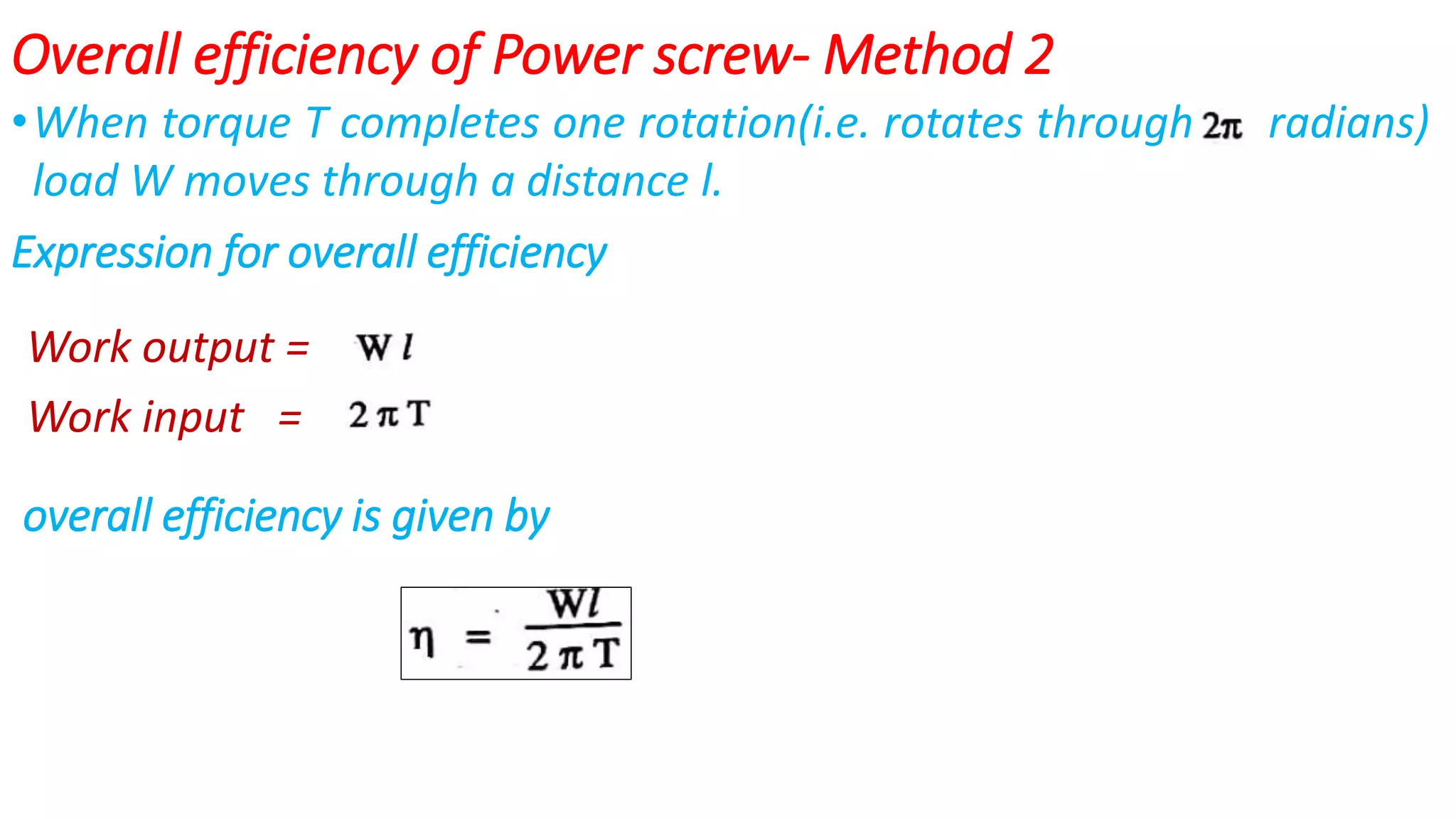 Unit 4 Design of Power Screw and Screw Jack | PDF