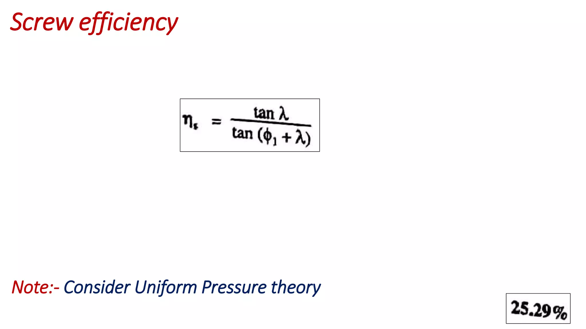 Unit 4 Design of Power Screw and Screw Jack | PDF