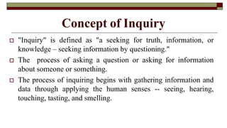 INQUIRY METHOD | PPT