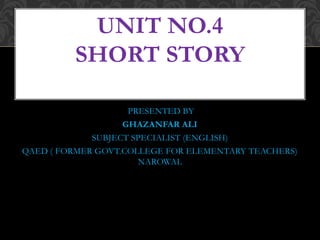 Unit 4, ENGLISH IV CODE NO 6471 | PPTX