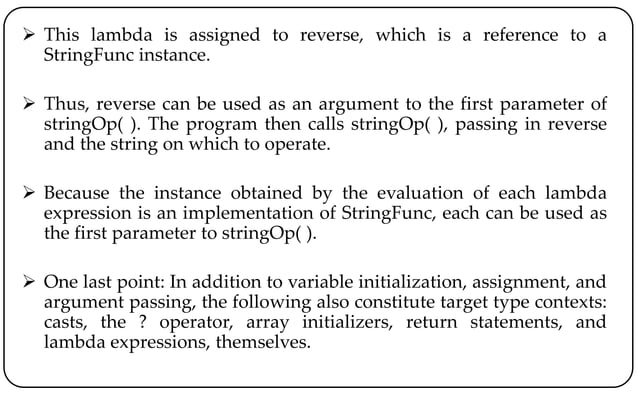 Lambdas, Collections Framework, Stream API | PPT