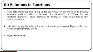 Computation Using Scipy, Scikit Image, Scikit Learn | PPT