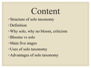 Unit 4. Solo taxonomy..pptx