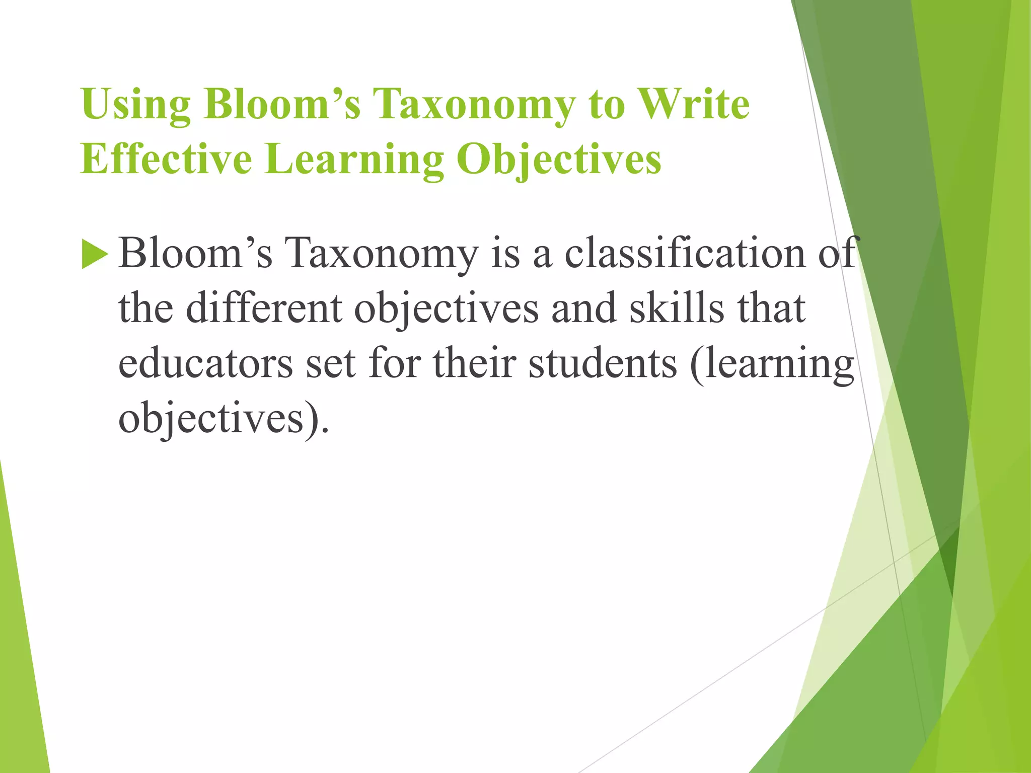 unit 4. Bloom's Taxonomy- pptx | PPTX | Educational Assessment | Education