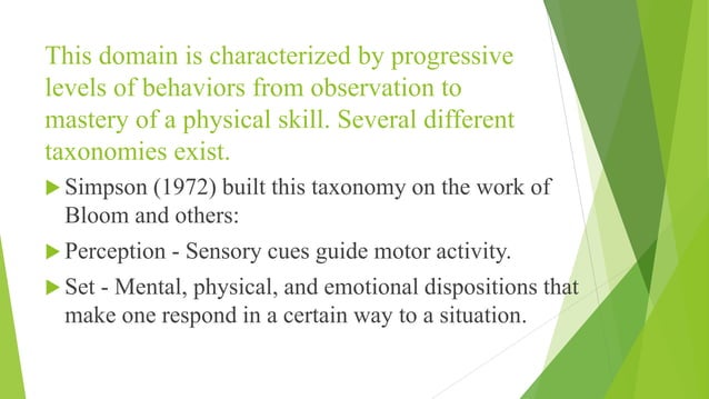 Unit 4. Psychomotor Domain Taxonomy.pptx