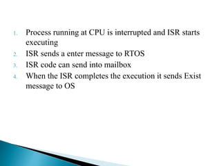 Rtos | PPTX | Operating Systems | Computer Software and Applications