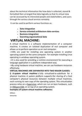 Virtualization in Cloud | DOCX